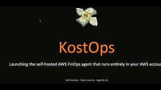 KostOps: Self-Hosted FinOps Agent
