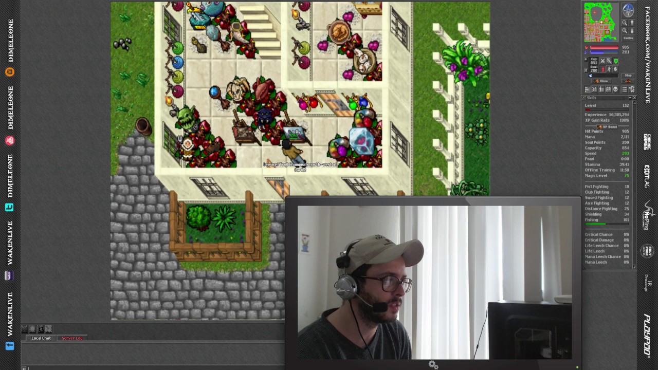 BUG no Tibia! Como era possível levar itens de MAIN para Rookgaard ...