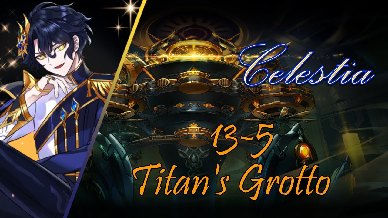 Elsword - Celestia - 13-5 Titan's Grotto (Solo) - YouTube