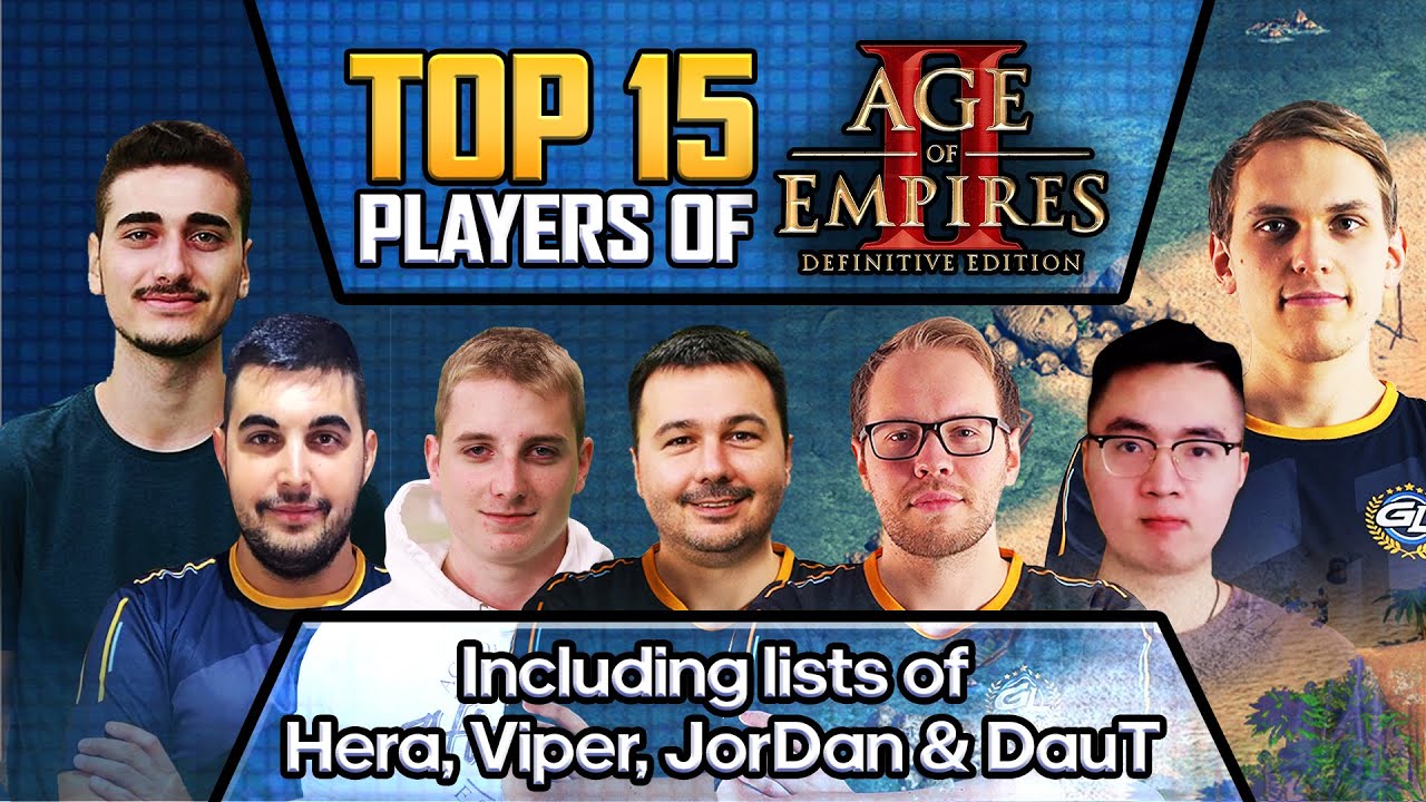 Top 15 Players of AoE2 (2021) w/ TheViper's, Hera's, JorDan's & DauT's ...