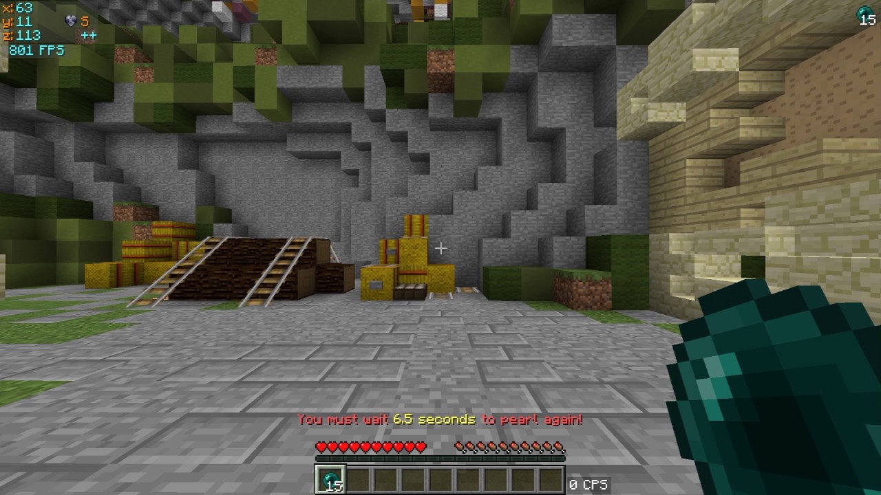 [Skript] Ender Pearl Cooldown | Changing the item name! [1.7 - 1.11] - YouTube