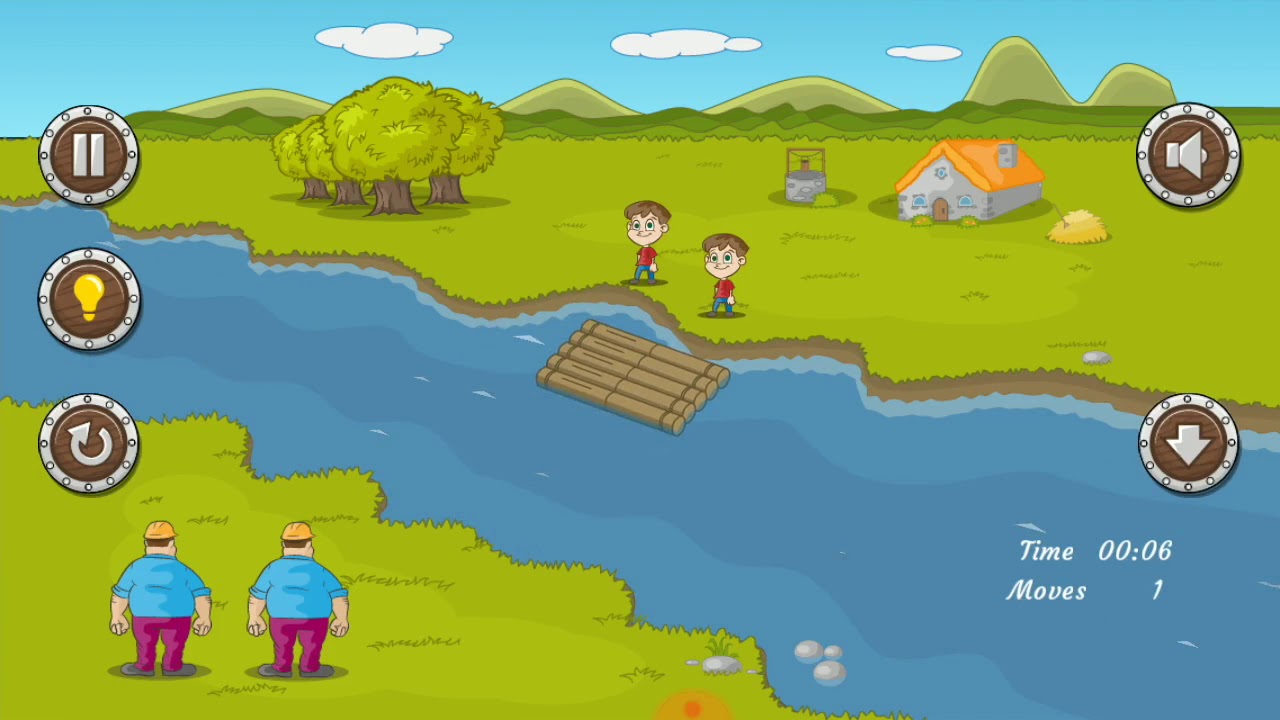 River Crossing level 3 || Android game || IQ game - YouTube