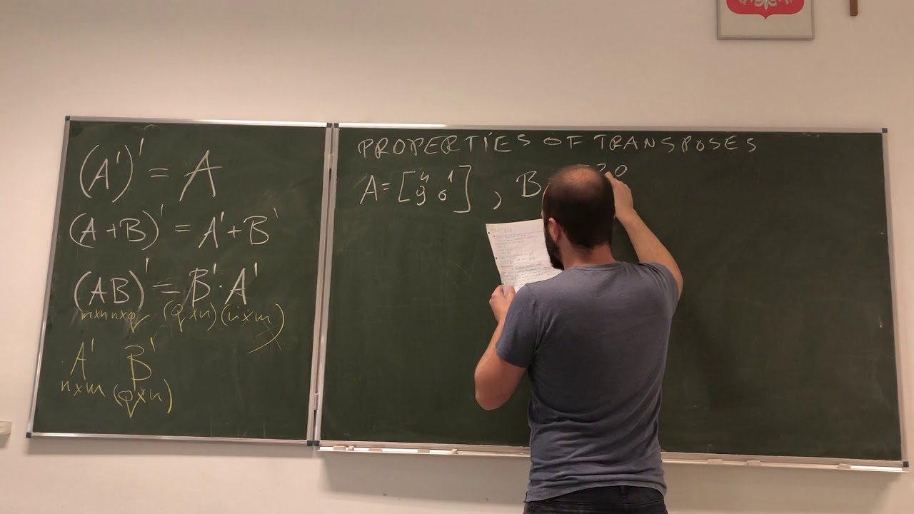 18. MFE: Matrix transposition - YouTube
