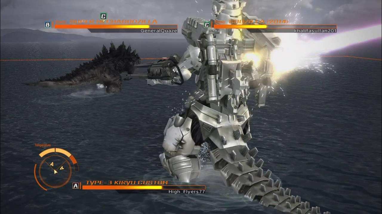 GODZILLA PS4 - Kiryu vs. Super MechaGodzilla vs. Godzilla 2014 - YouTube