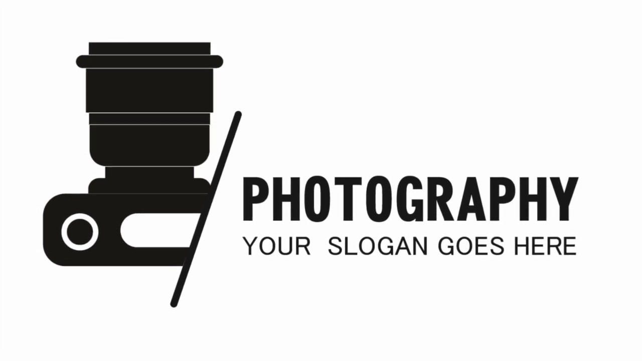 Photography Logo Design | Illustrator Tutorial | How to make Vector ...