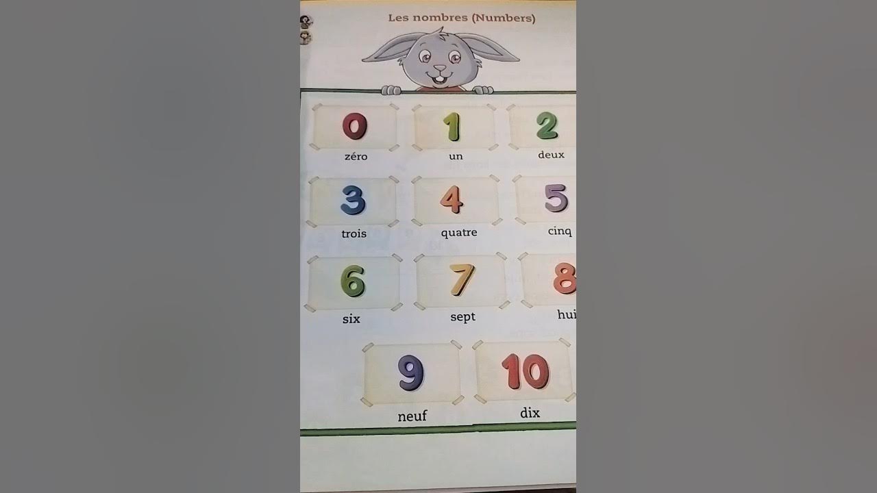 learn numbers in french - YouTube