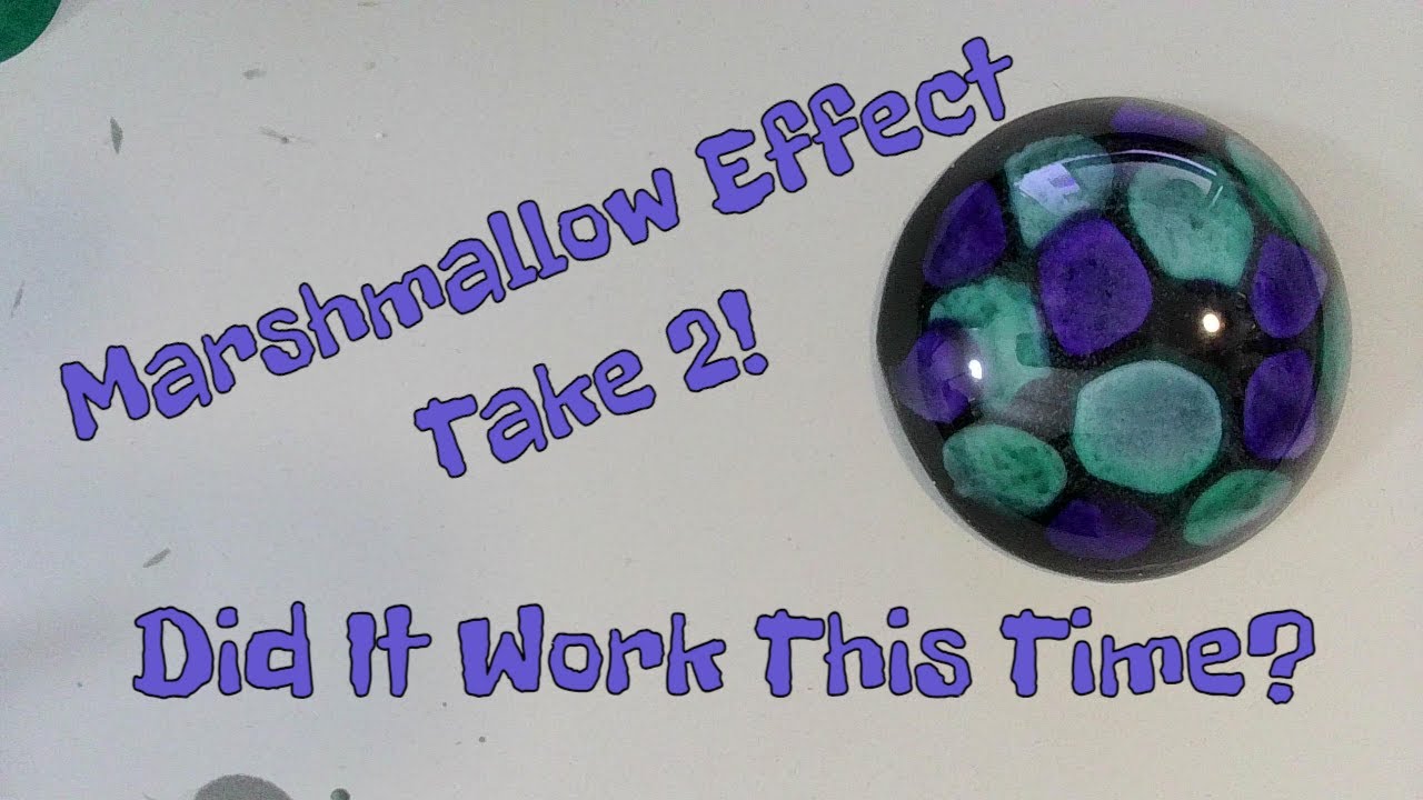 Marshmallow Effect Take 2! Did it work better this time? #epoxyresin # ...