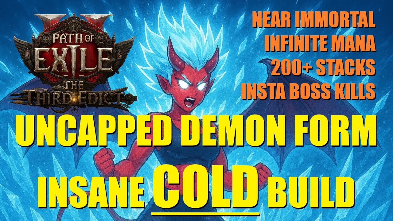 Infernalist Uncapped Demon Form - Insane COLD variant - Build Guide ...
