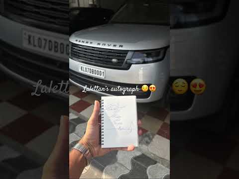 Lalettan’s autograph 😌😘😍 #emburaan #mohanlal #emburaantrailer - YouTube