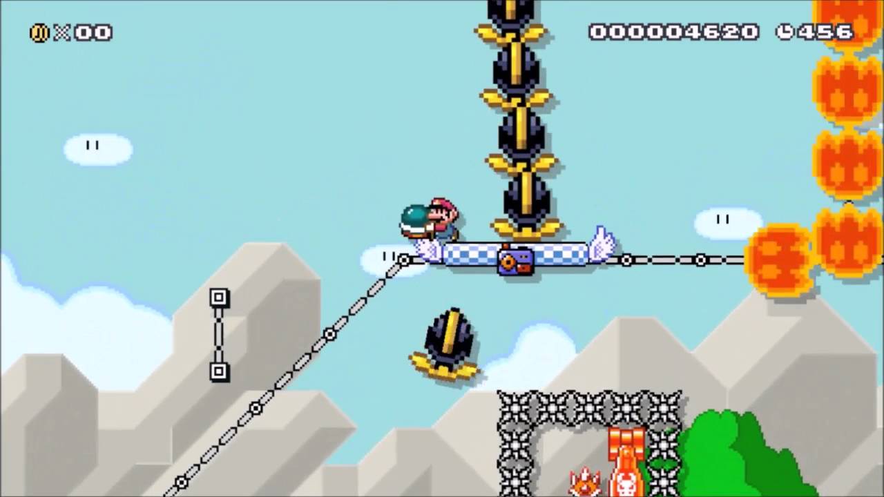 Super Mario Maker 「High Level Mario～Dangerous Lift～」 - YouTube