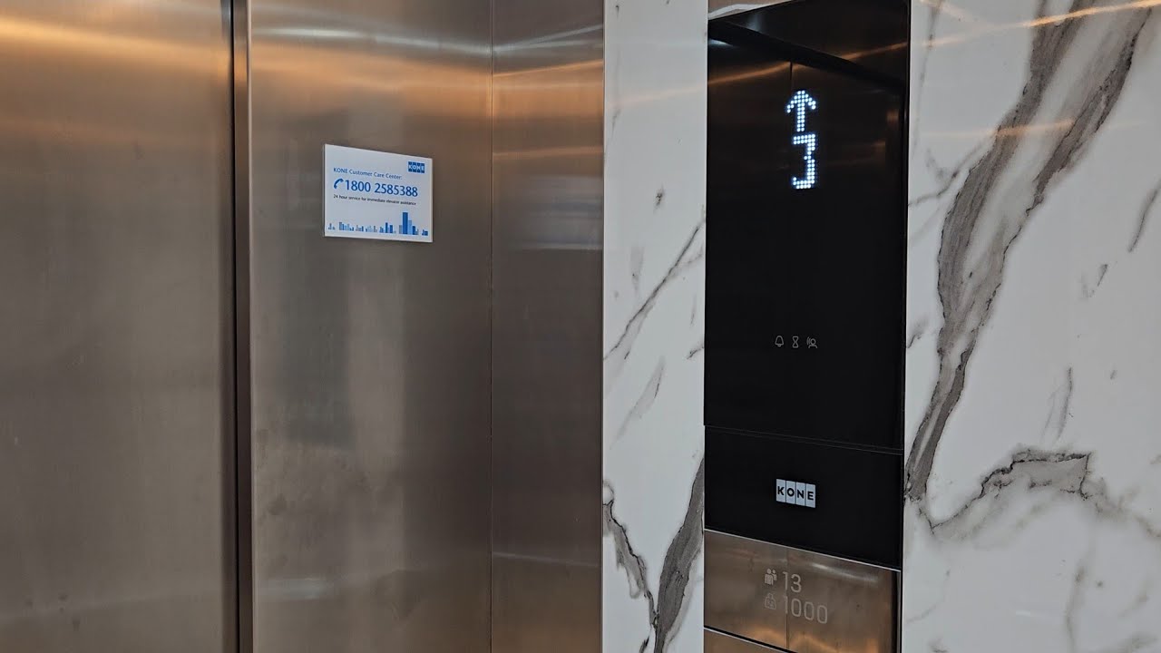 Upgraded Kone MonoSpace elevator at Newton Life Church - YouTube