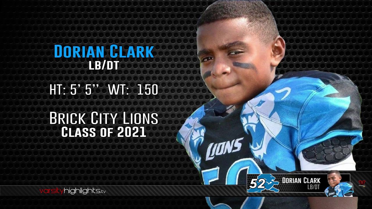 Dorian Clark 2016 Highlights (Brick City Lions Football) - YouTube