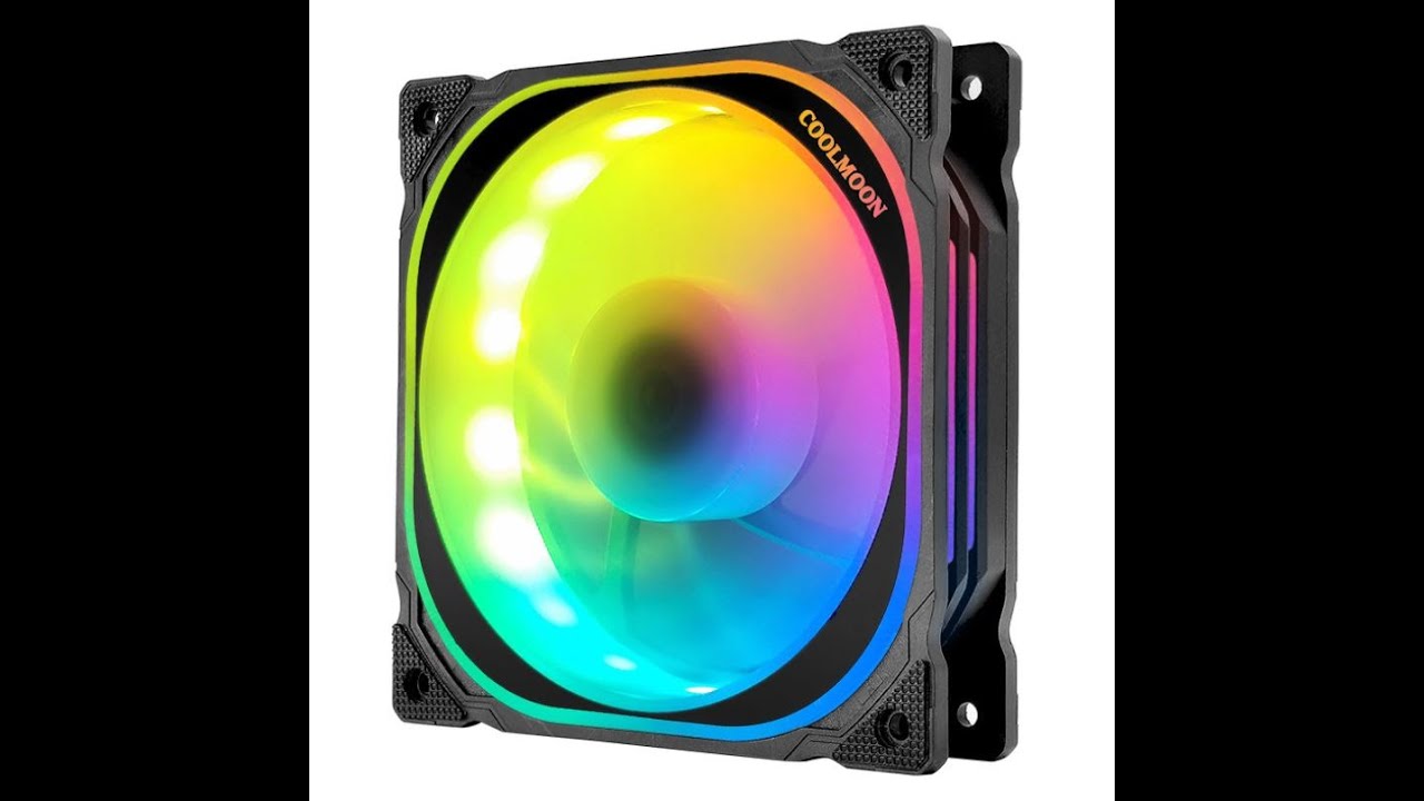 Quạt Tản Nhiệt, Fan Case Coolmoon U1 Led RGB - YouTube