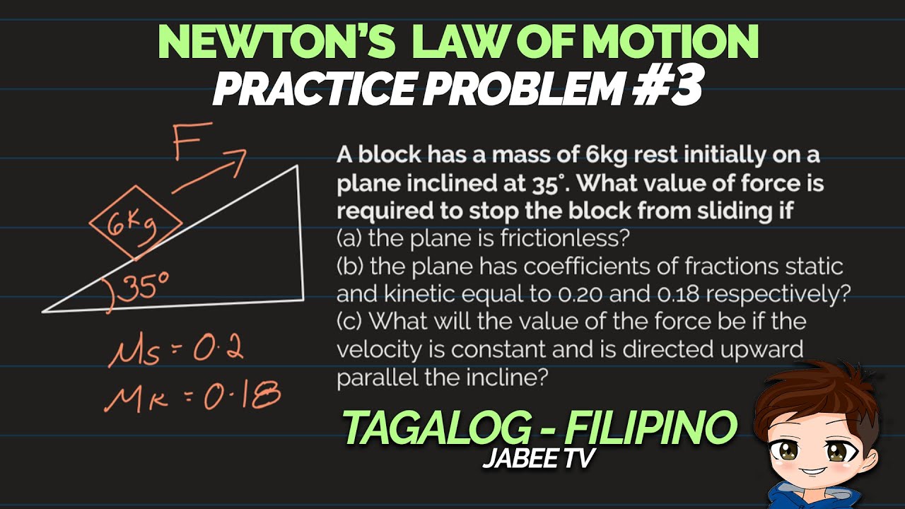Physics Mechanics Problem #3 | FBD , Tension, Friction | Physics ...