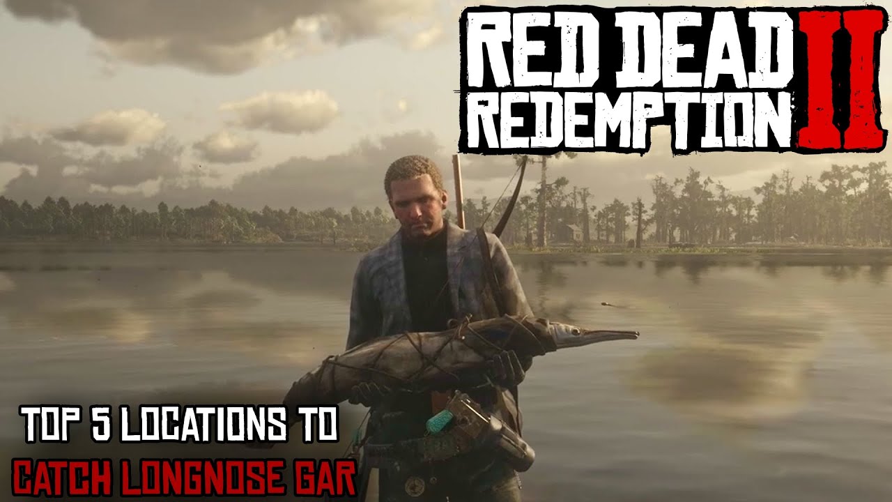 The Top 5 Locations To Catch Longnose Gar! (Red Dead Redemption 2 ...
