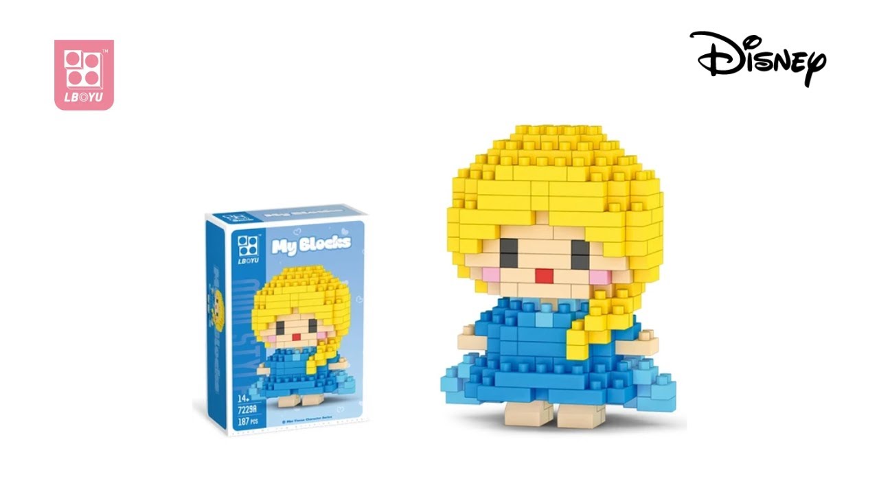 Speed Build Lego Nano Bricks - Elsa Frozen - YouTube