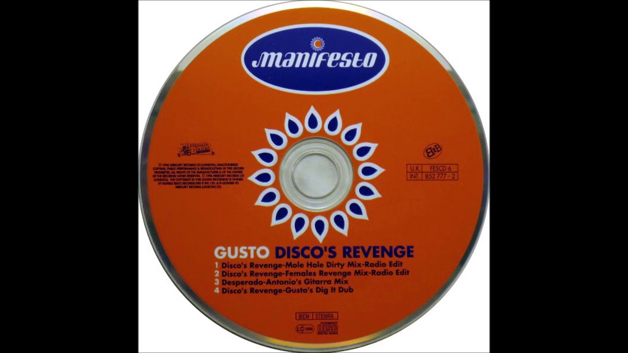 Gusto - Disco's Revenge (Gusto's Dig It Dub) - YouTube