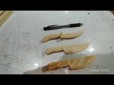 Wood Blade. Ahşaptan Oyuncak Bıçak