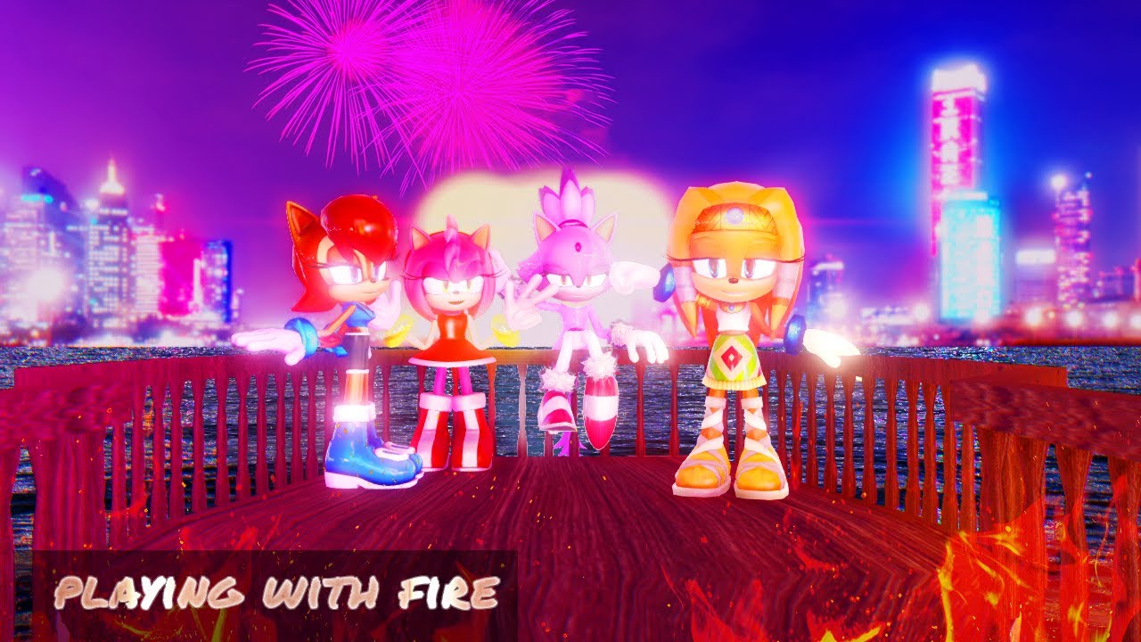 [MMD] Playing With Fire - BLACKPINK - Amy Rose, Tikal The Echidna ...