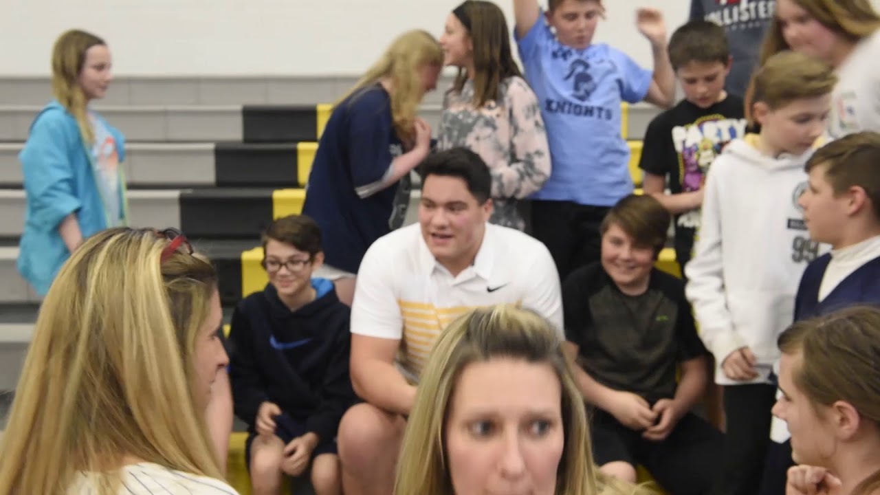 Connor McGovern honored at Lake-Lehman - YouTube