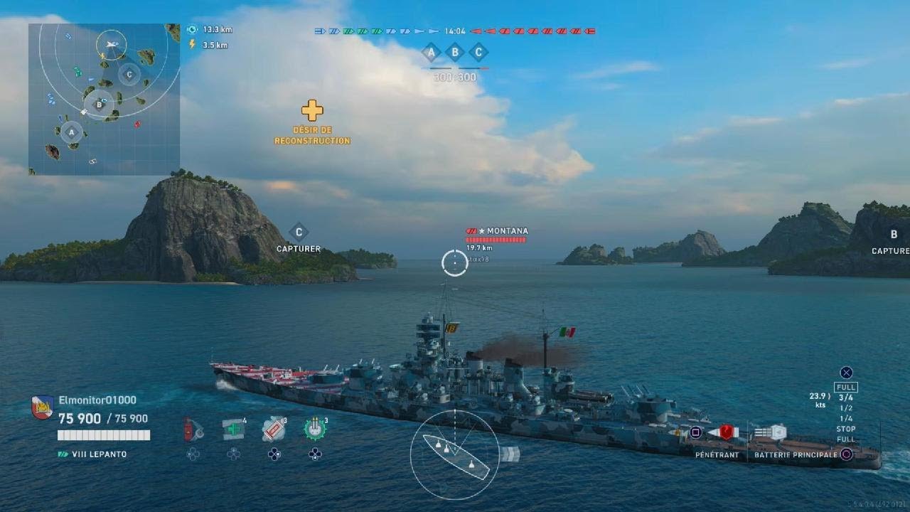 World of Warships: Legends_Lepanto 260k Kraken - YouTube