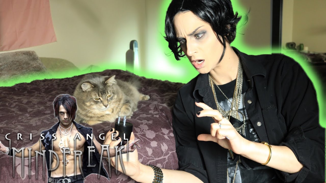 Blowing my pets minds with Criss Angel Mindfreak Magic - YouTube