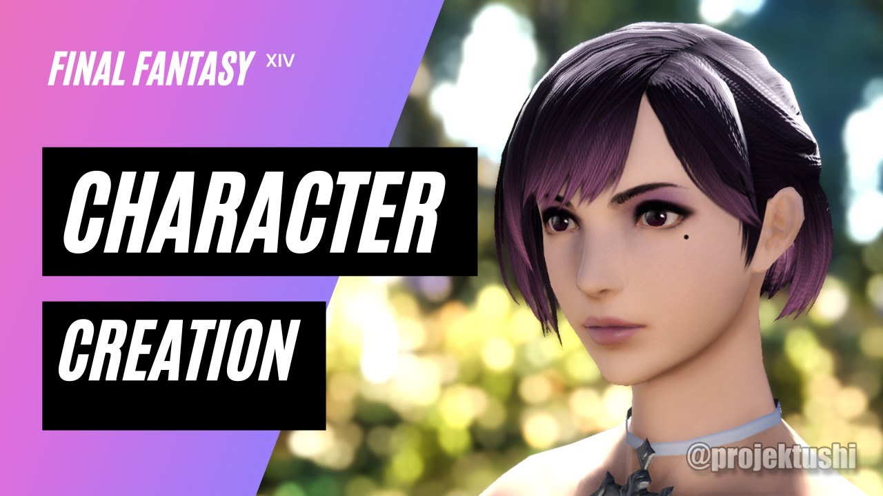 FFXIV Endwalker 👩‍🦱 Cute Hyur Midlander Female (Face 1) Character ...