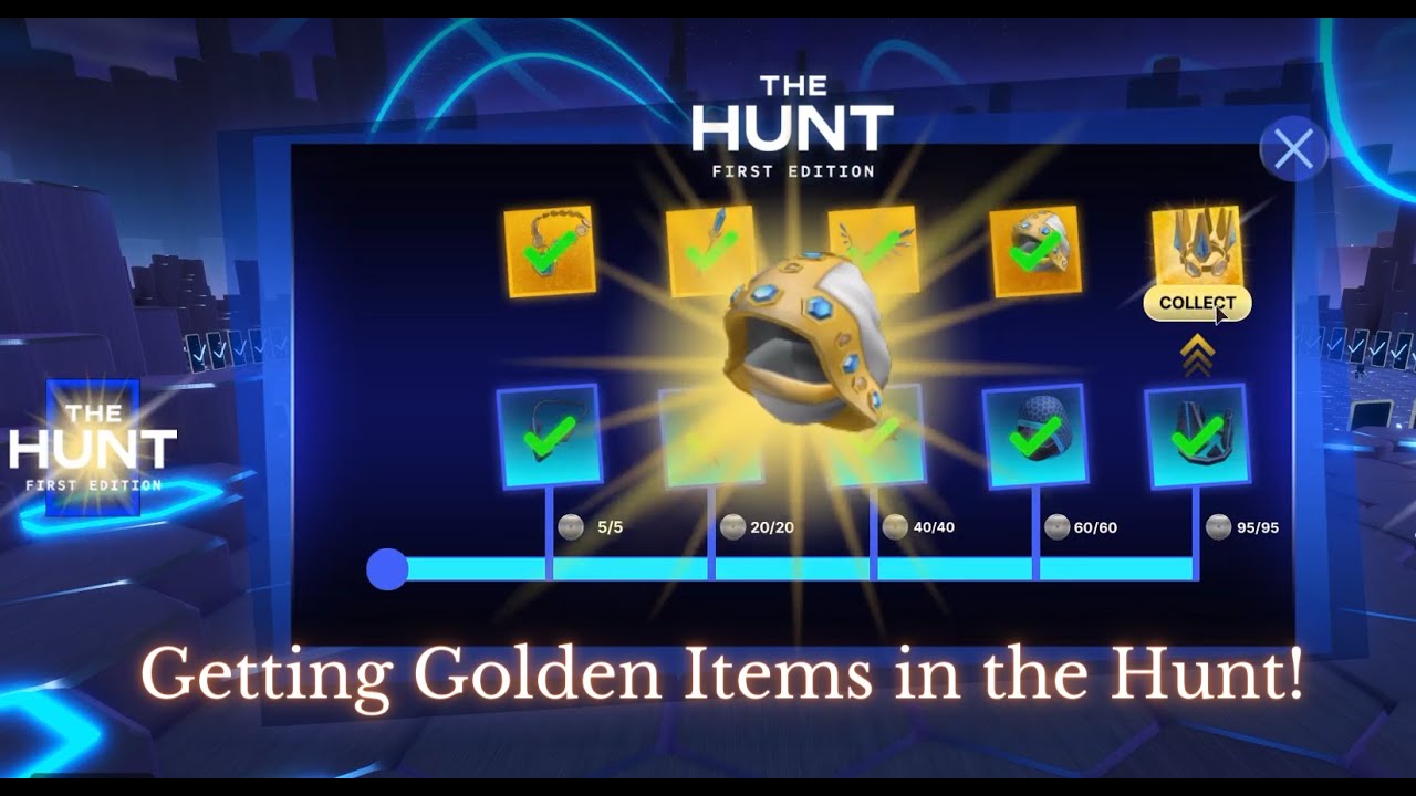Claiming the Golden Items from the Hunt. - YouTube