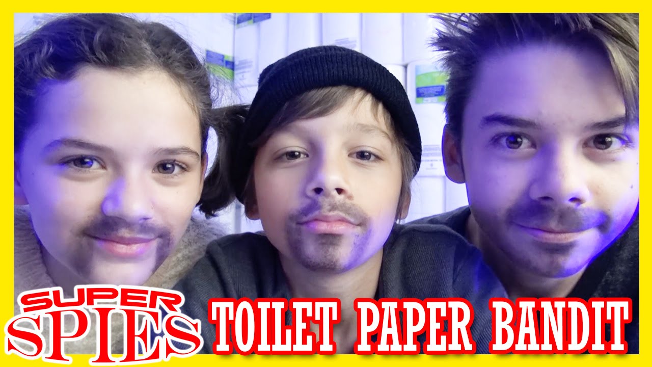 SUPER SPIES: THE TOILET PAPER BANDIT! | SPY GEAR MISSION | KITTIESMAMA ...