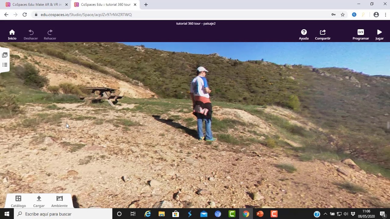Tutorial 360 tour con Cospaces (primera parte) - YouTube