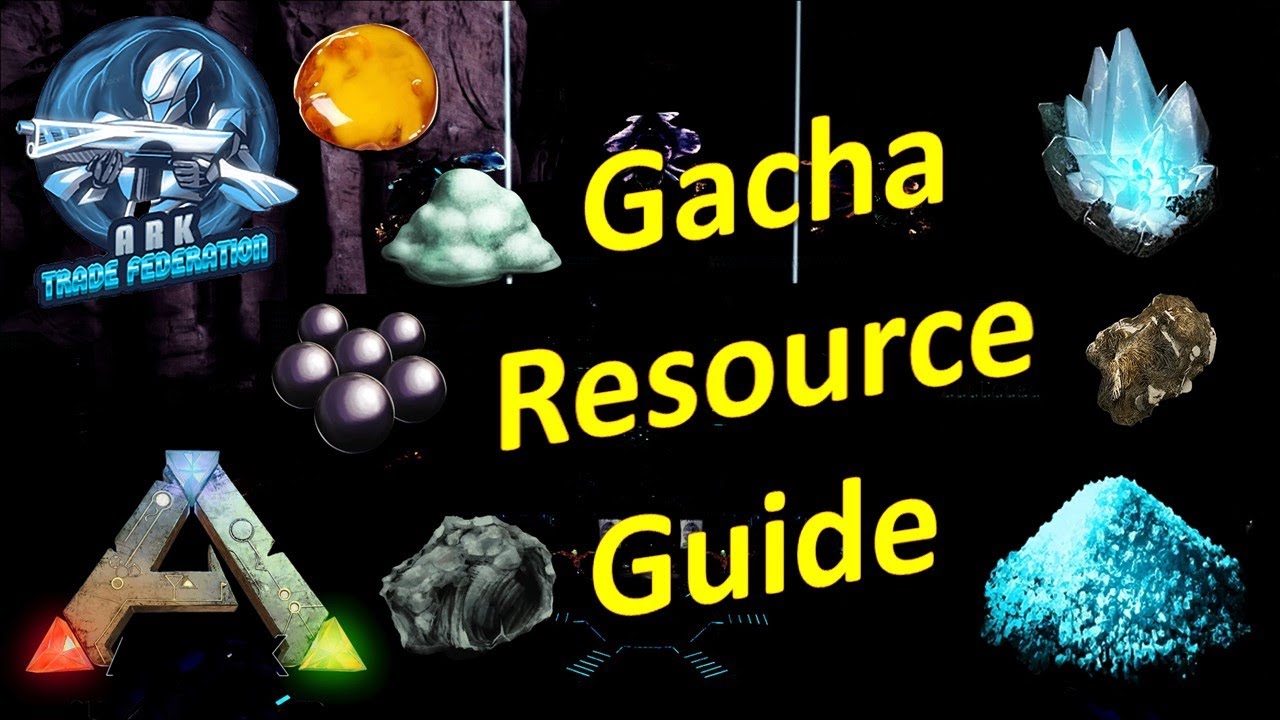 Gacha resource guide: Ark Official PvE - YouTube