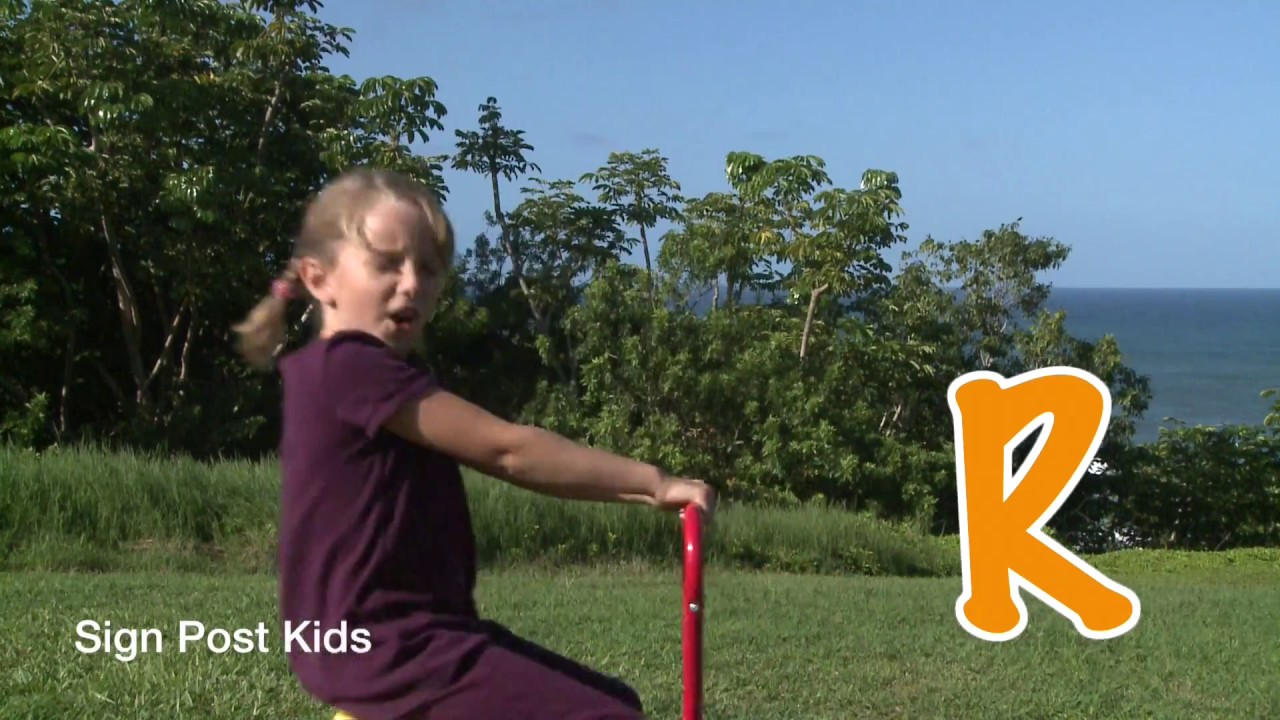 Real Kids ABC Letters! Alphabet with Sign Post Kids! - YouTube