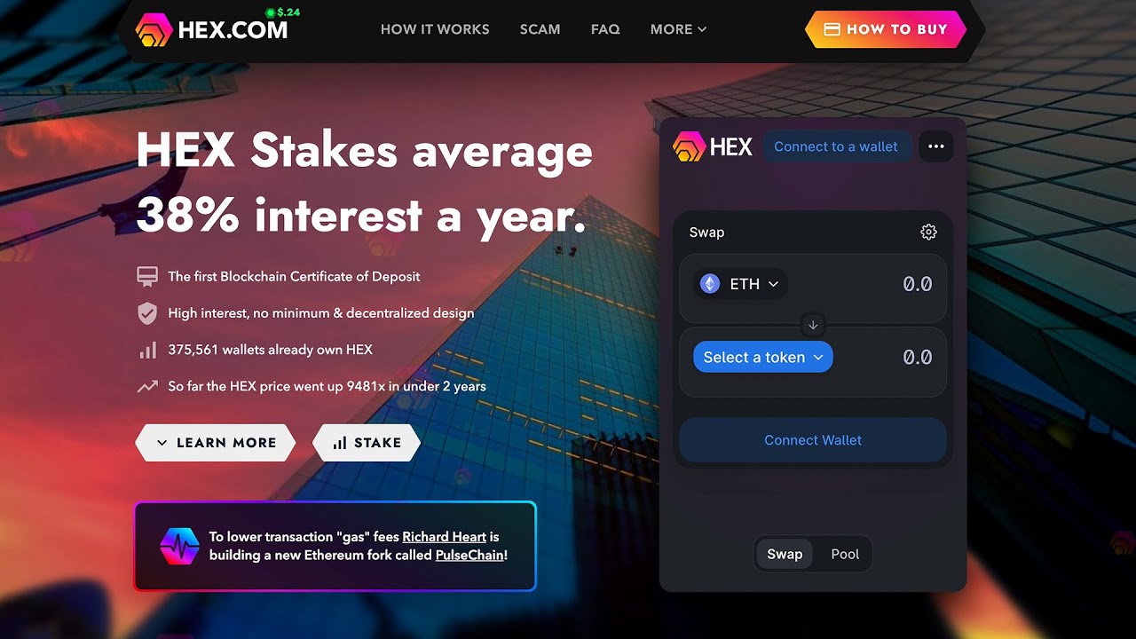 NEW HEX.COM Website! Top 3 Crypto! - YouTube