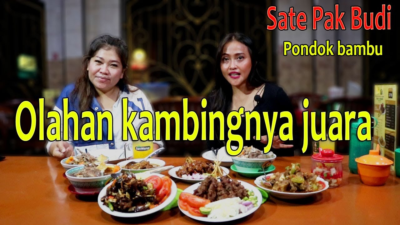 Sate Pak Budi pondok bambu - YouTube