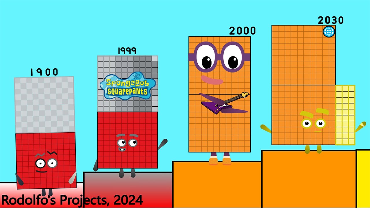 Looking For Yearblocks Band 1900-2030 But New Numberblocks Music Video ...