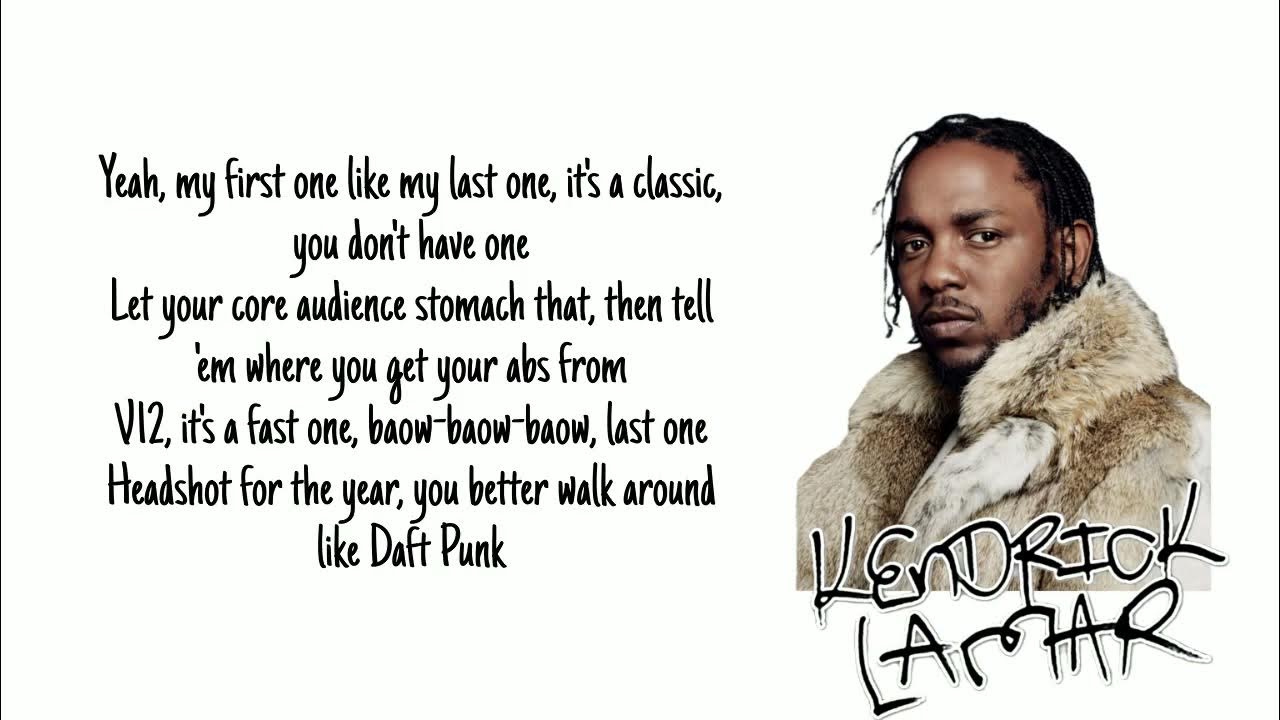 Kendrick Lamar - Euphoria (Drake diss)(Lyrics) - YouTube