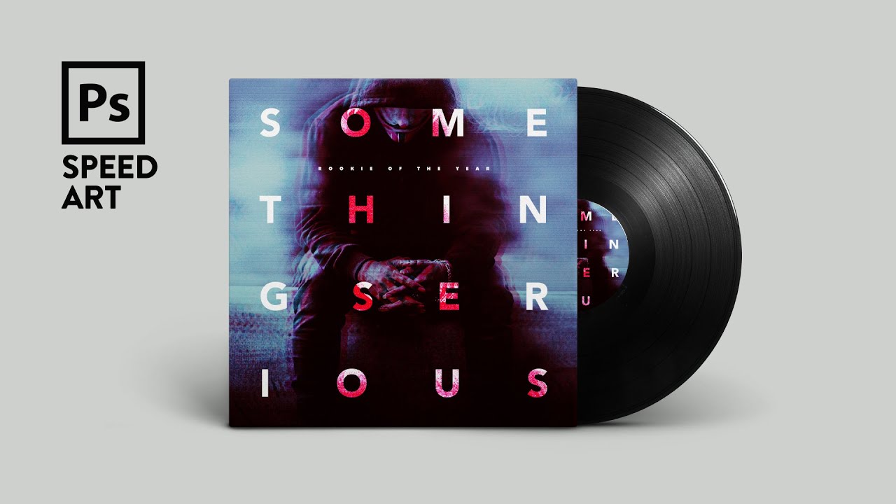 Making an Album Cover with Subtle Glitch Effect In Photoshop | Speed ...