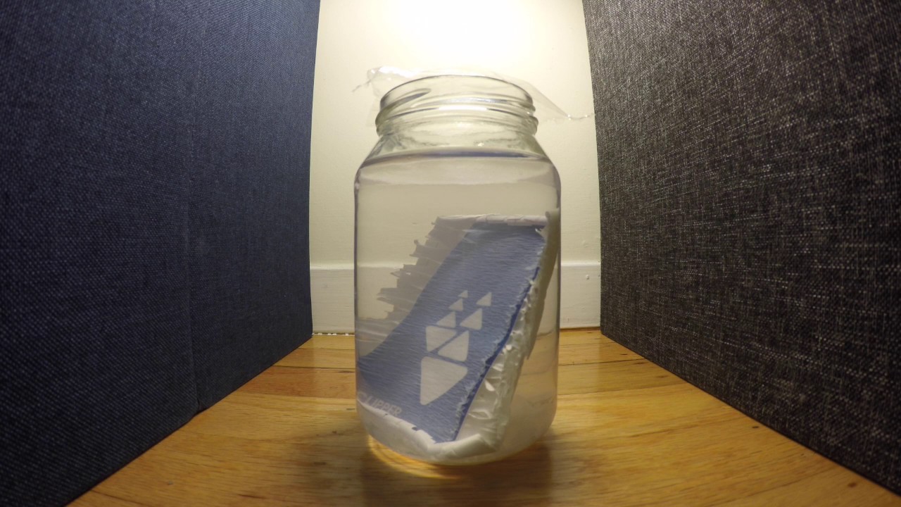 SF Transit Clipper Card Dissolving in Acetone Solution - YouTube