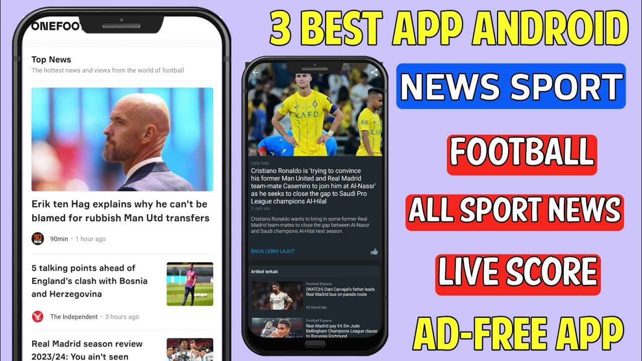 3 Best Sport News Apps For Android 2024 - YouTube