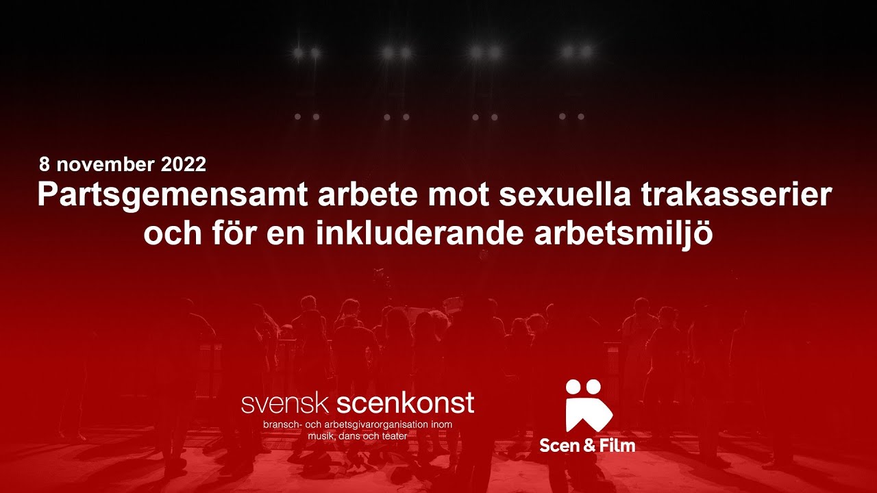 Partsgemensamt Arbete Mot Sexuella Trakasserier Och För En Inkluderande