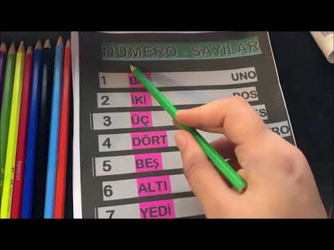 İspanyolca Sayıları Öğren! Aprende los números en turco! - YouTube