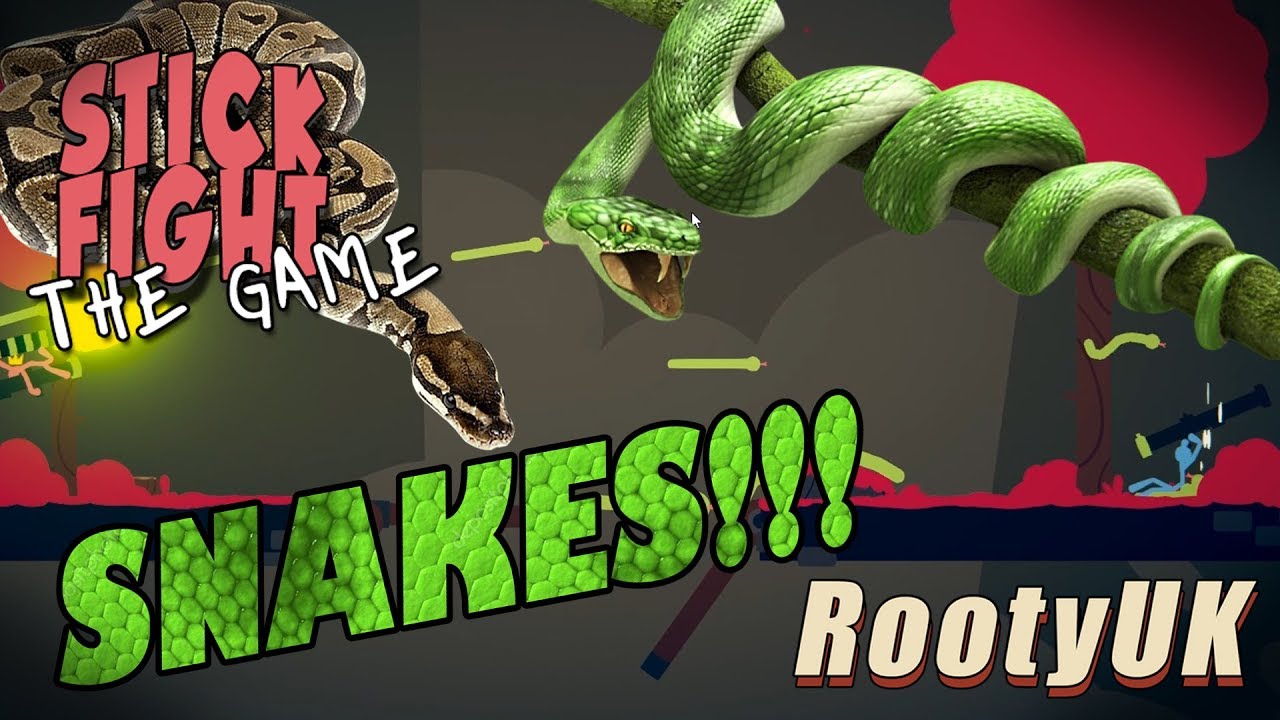 SNAKES ONLY - Stick Fight: The Game - YouTube