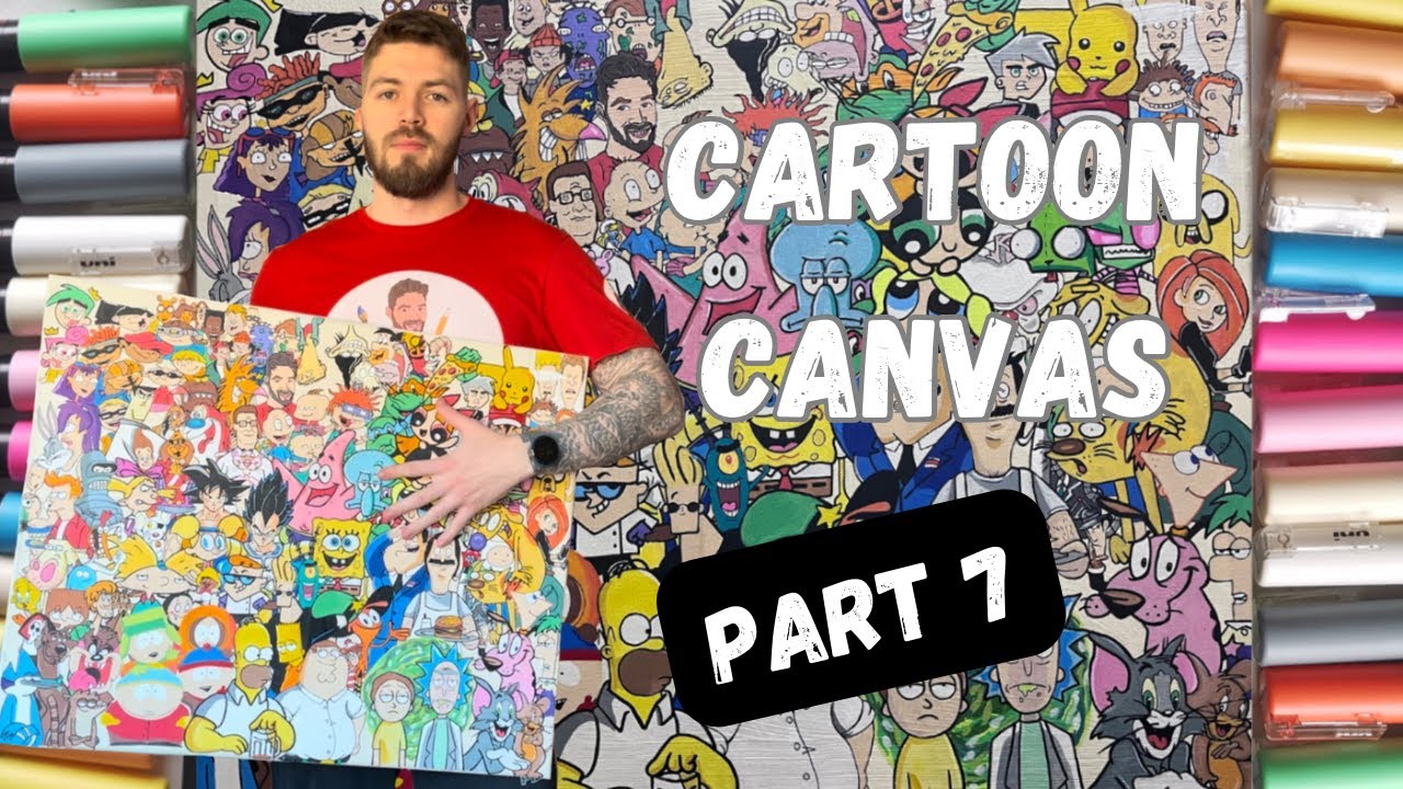 Cartoon Canvas Series Part 7 - YouTube