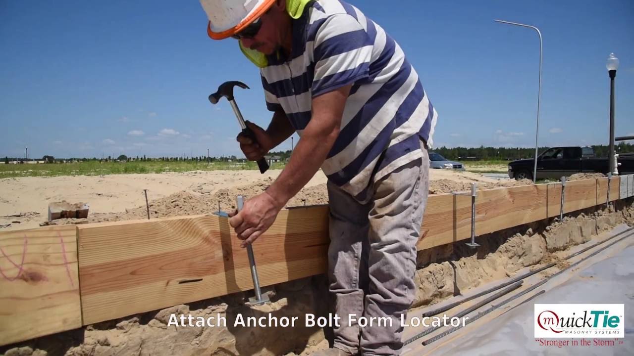 Quick Tie Masonry Installation - YouTube