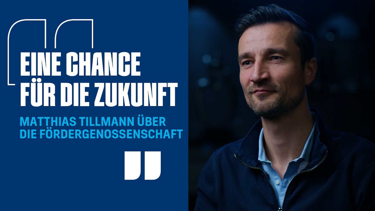 Matthias Tillmann im INTERVIEW über die Fördergenossenschaft und die ...
