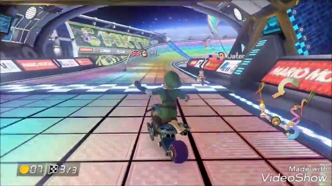 When you get hit by nothing | Mario Kart 8 - YouTube