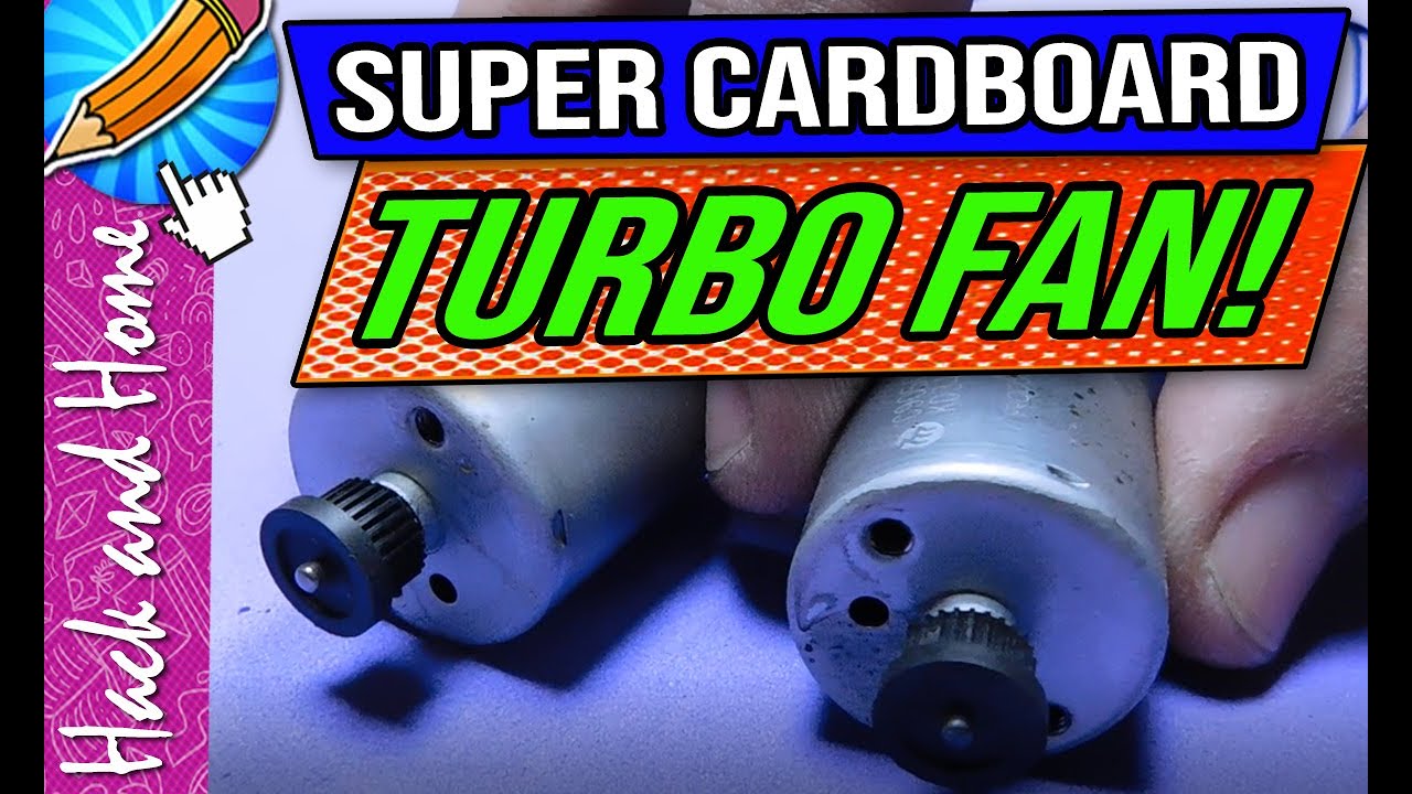 SUPER CARDBOARD FAN - YouTube