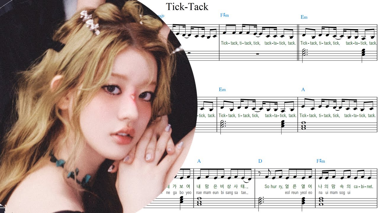 ILLIT — Tick-Tack — Piano Sheet Music - YouTube