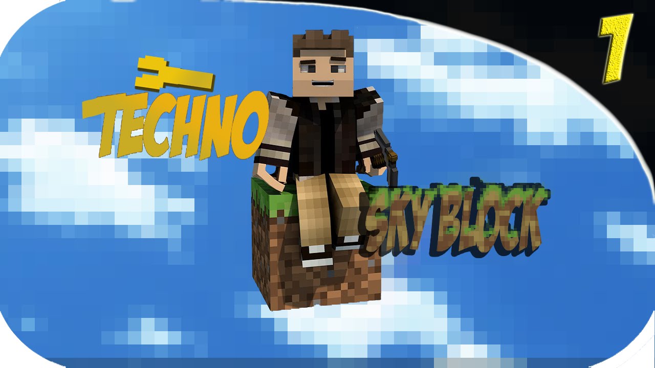 MINECRAFT→Techno Sky Block - YouTube