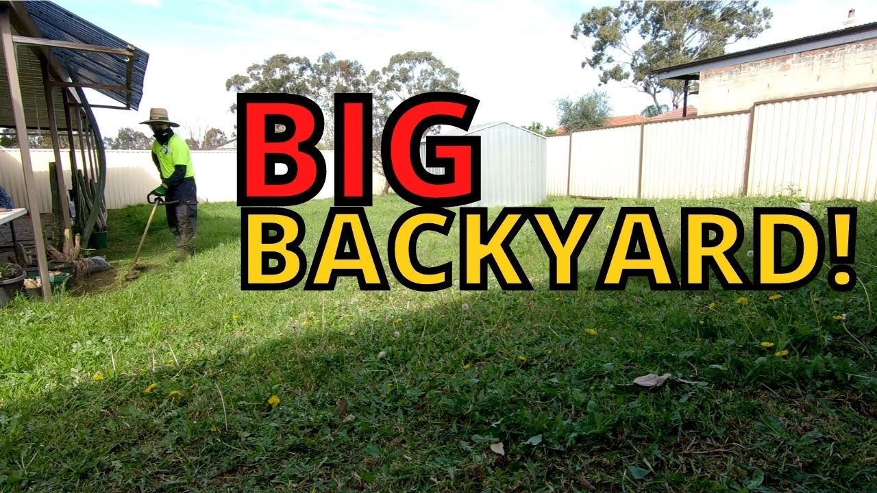 Lawn mowing and Whipper Snip the Edges - VLOG2 - YouTube